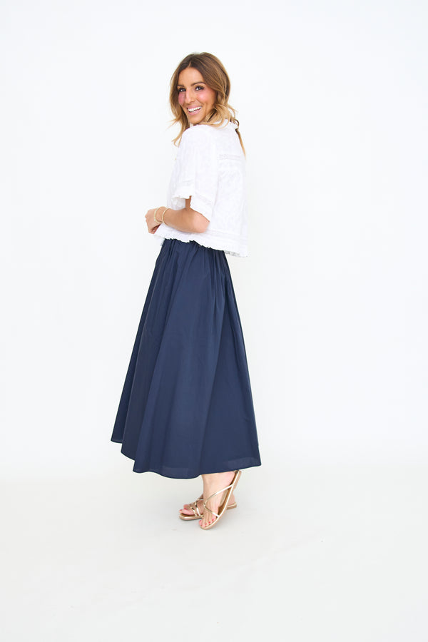 Bari Poplin Skirt - Lady Hart