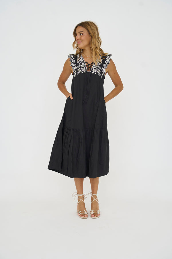 Sia Lace Midi Dress - Lady Hart
