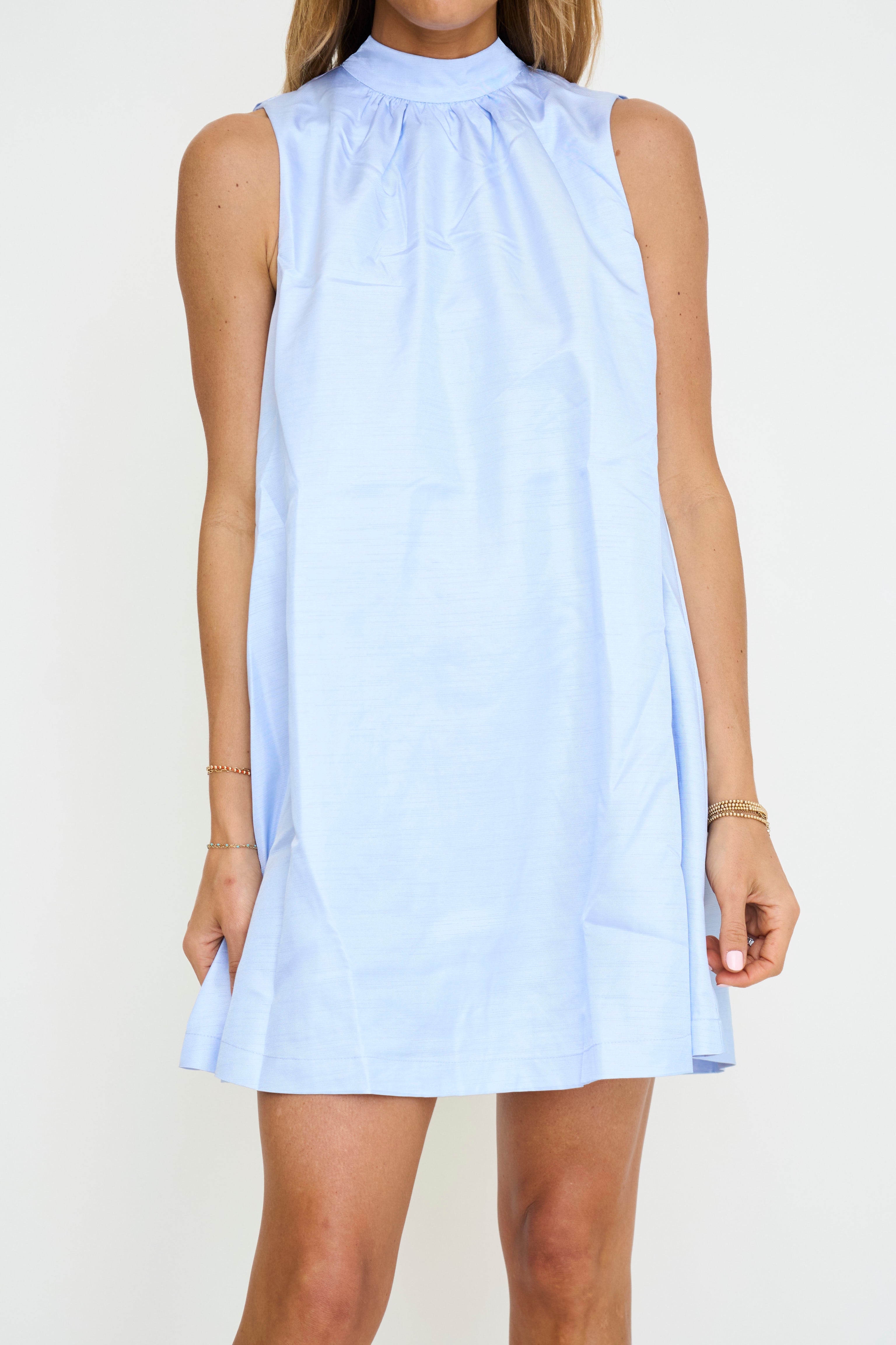 Dramatic Bow Back Mini Dress – Lady Hart